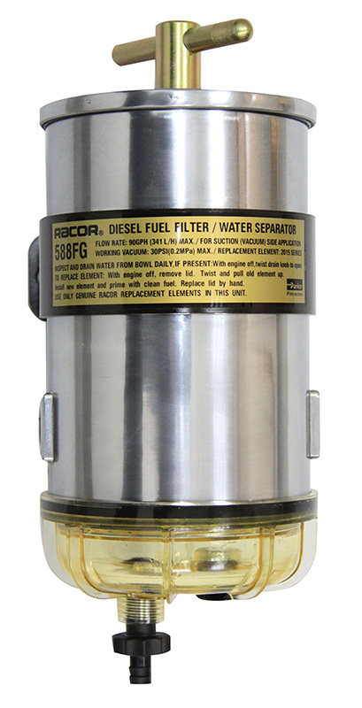 30 10 micron Parker Racor turbine fuel filter water separator 588FG 30 10 micron Parker Racor turbine fuel filter water separator 588FG